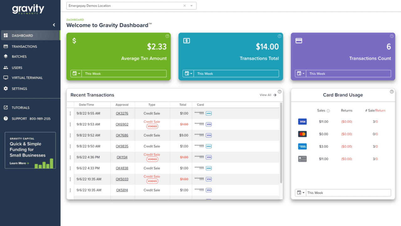 Payment Solutions for Developers · Gravity Payments