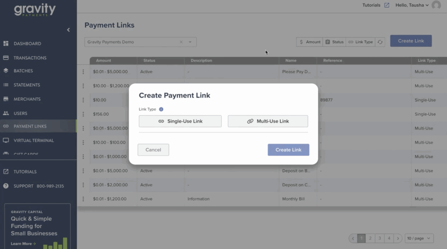 HOW TO: Create and Send a Payment Link · Gravity Payments
